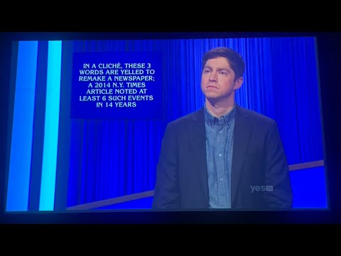 Jeopardy, 1st Daily Double - Dan Hopkins Day 2 (6/18/25)