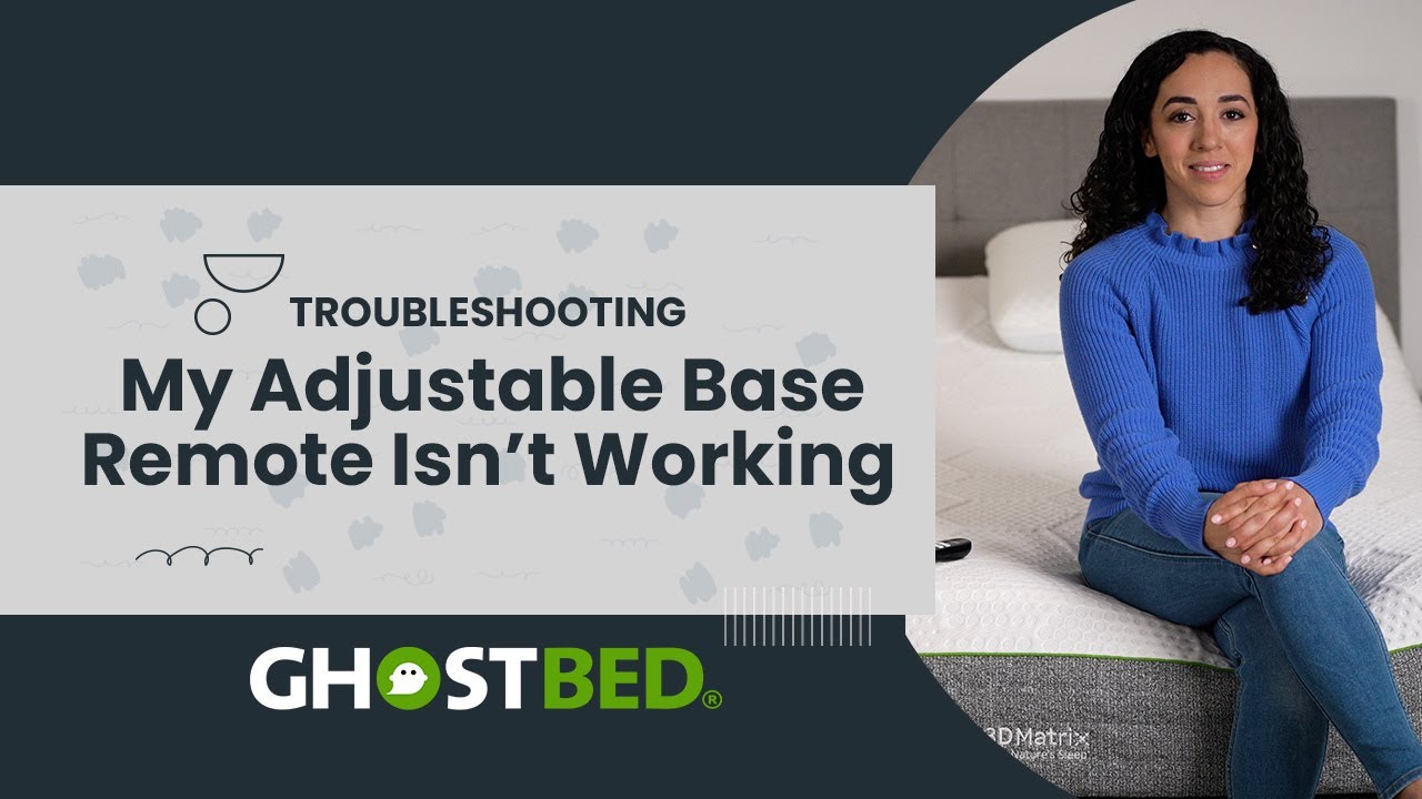 What to Do If Your GhostBed Adjustable Base Remote Isn't Working (Troubleshooting Tips)