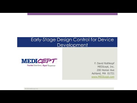 Early-Stage Design Control for Device Development