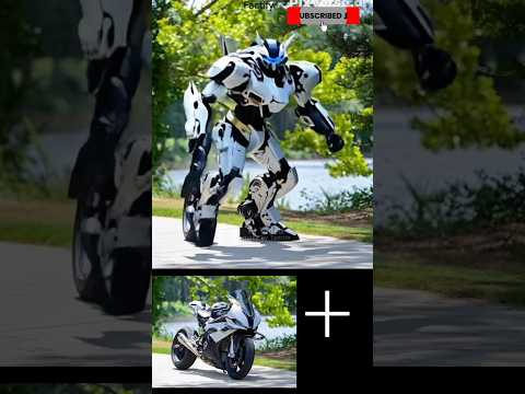 The bike became a robot #shorts #ai #bike