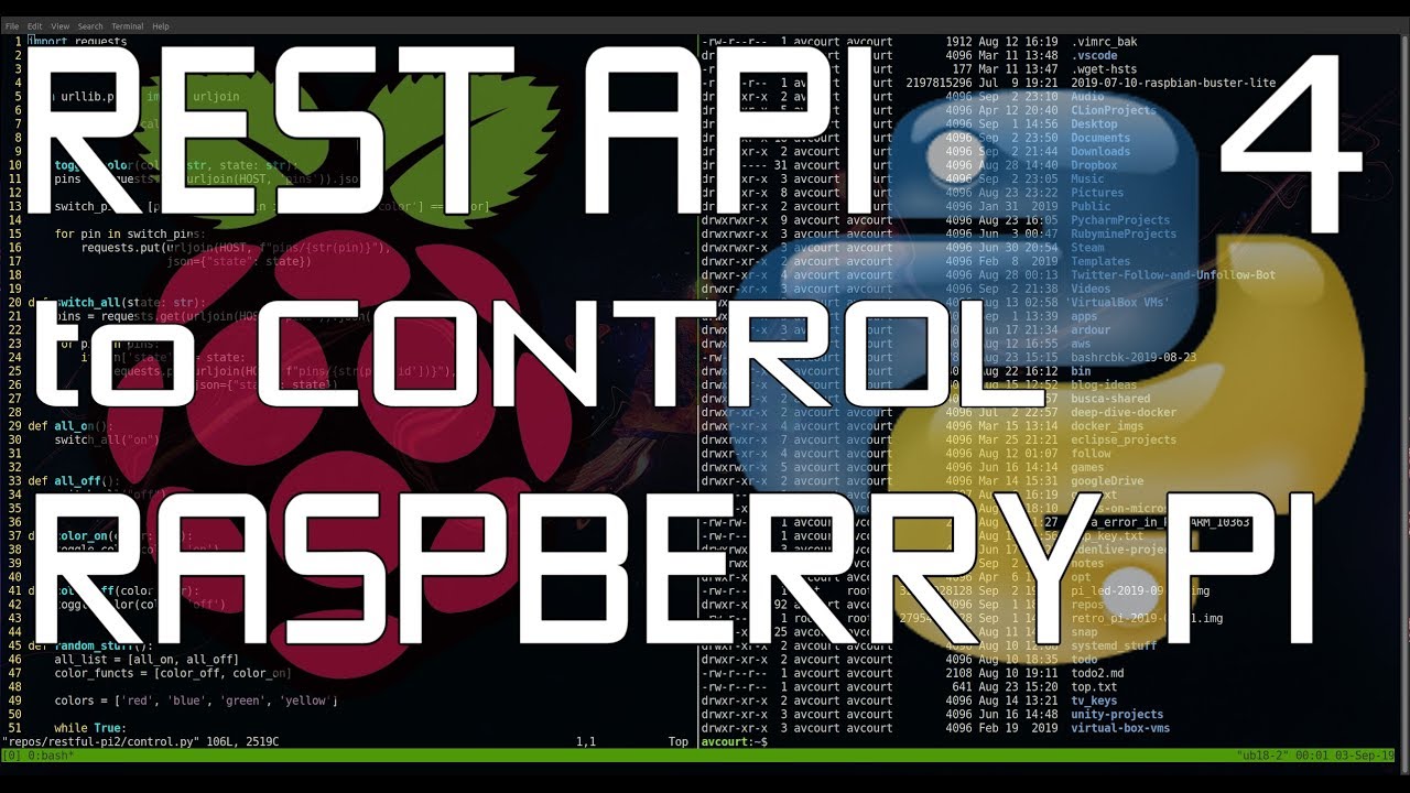 Python Requests Library to Control LEDS with REST API (RESTful Pi - Part 4)