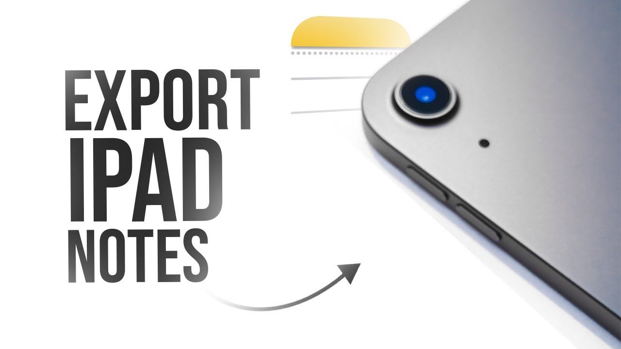 How to Export iPad Notes as PDF (tutorial)