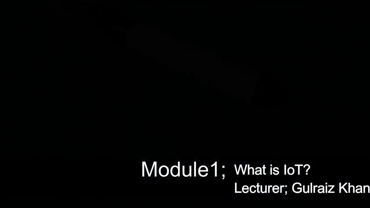 IoT Module 1 what is internet of things?