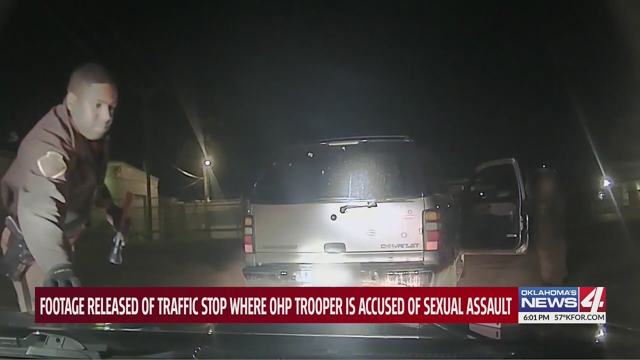 Footage released of traffic stop where OHP trooper is accused of sexual assault