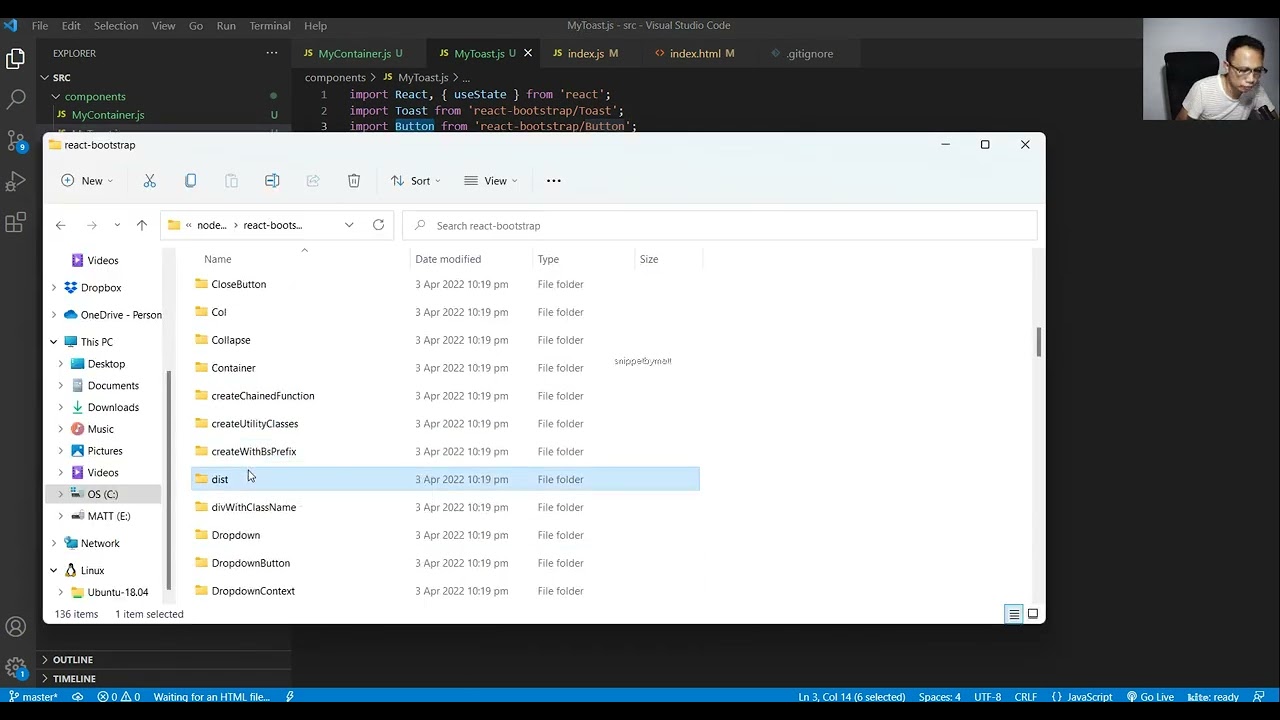 ReactJS: React-Bootstrap Integration