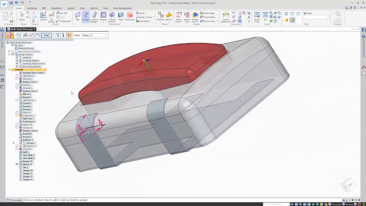 EDGEcast - Solid Edge Multi Body Modelling