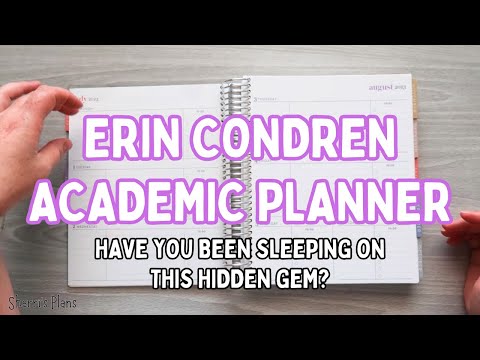 NEW ERIN CONDREN ACADEMIC PLANNER | HIDDEN GEM