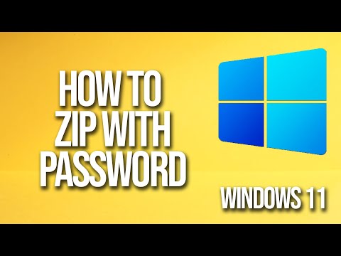 How To Zip With Password Windows 11 Tutorial