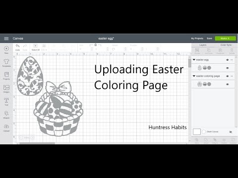 Upload Easter Coloring Page