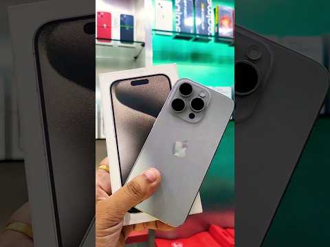 iPhone 15 Pro (256GB) On Offers😱 📞9831746860 For Price🔥 Under Warranty 😍 #india #iphone #iphone15pro