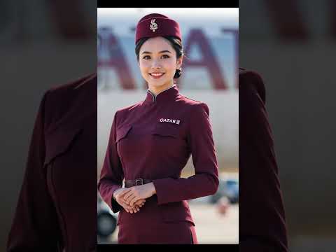 Elegant Qatar Airways Flight Attendant #womeninaviation #pilot โ๏ธ๐ซ๐งโโ๏ธโค๏ธ