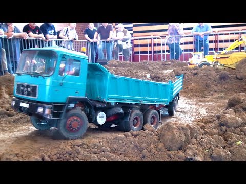 BIGGEST RC Construction-Site! MiniBaustelle-Alsfeld! Rc Truck Action! MAN! Scania!