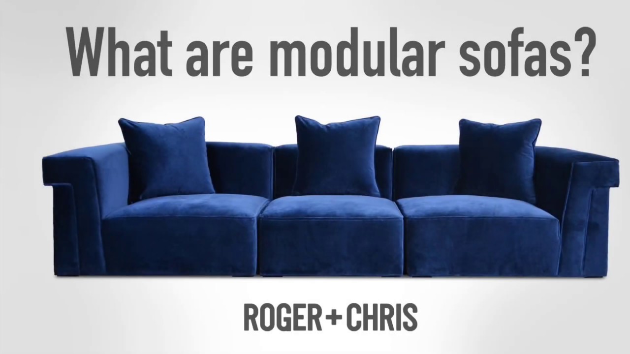 What are modular sofas?