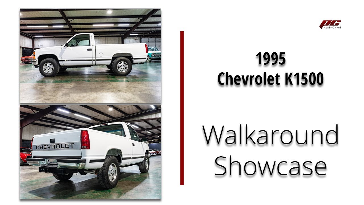 One-Owner 1995 Chevy K1500 With 5.7 V8 and Auto Has 38k Actual Miles ...