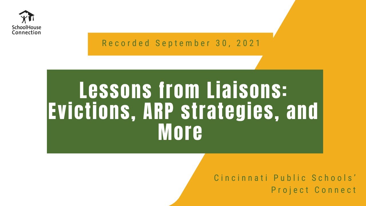 Lessons from Cincinnati Public Schools’ Project Connect on Eviction