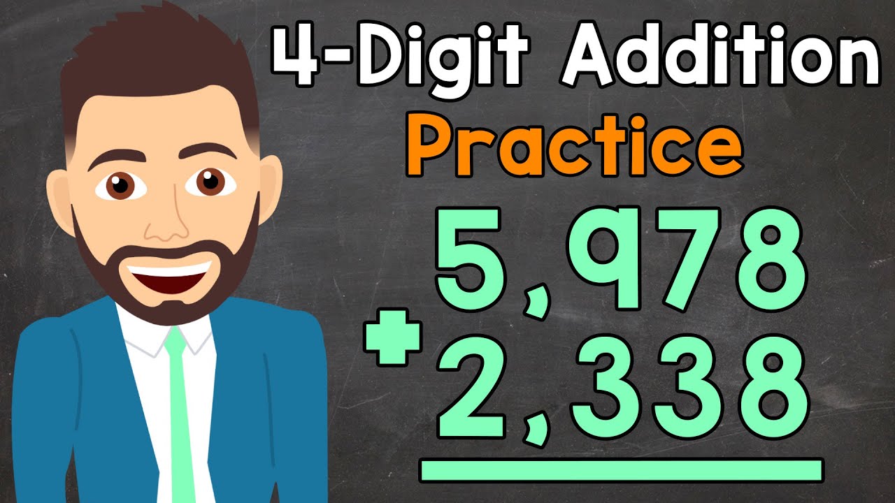 4-Digit Addition Practice | Elementary Math with Mr. J