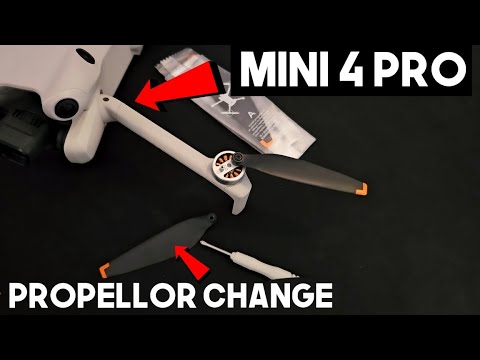 How to Change a Propellor on The DJI Mini 4 Pro