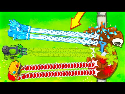 Double Projectile Mod vs Dummy Boss (BTD 6)