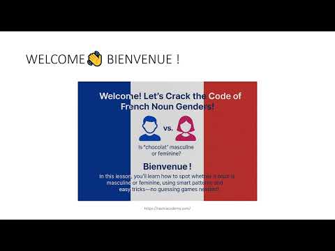Determining French Noun Gender Masculine or Feminine?
