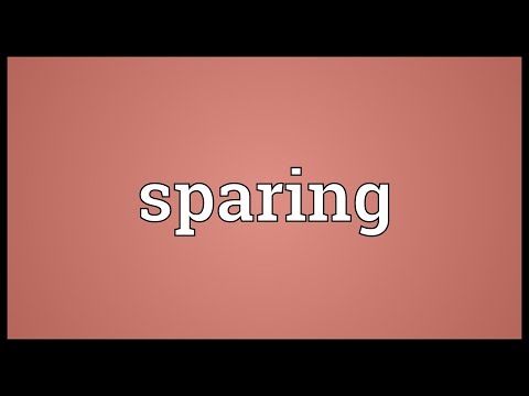 Sparing Meaning