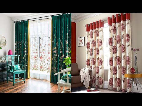 Gorgeous and outstanding Plain Printed Curtains designs/ Beautiful home decoration designs in 2023