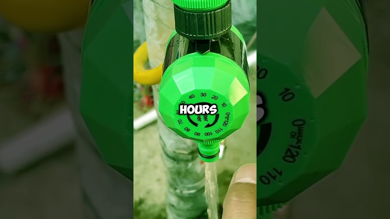 No Power Needed! This Timer Waters Your Garden Automatically