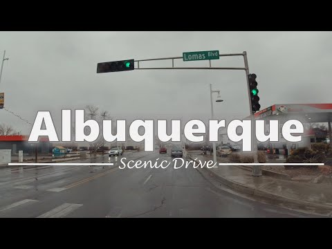 Driving in Uptown Albuquerque, New Mexico - 4K60fps