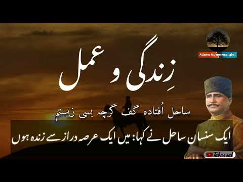 Allama Iqbal farsi poetry with urdu Translation | The Power of Life and Action | zindagi-o-amal