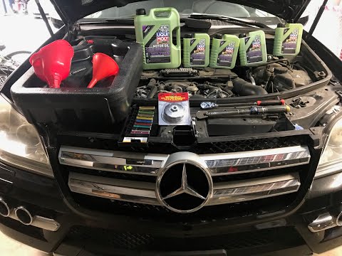 How to Change the Engine Oil on a Mercedes Benz GL 450 - DIY
