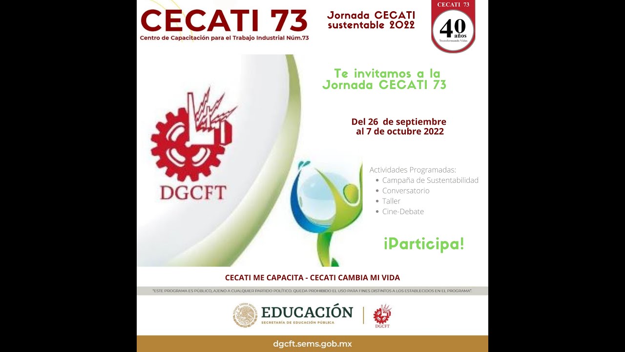 CONVERSATORIO CECATI 73 SUSTENTABLE 2022.