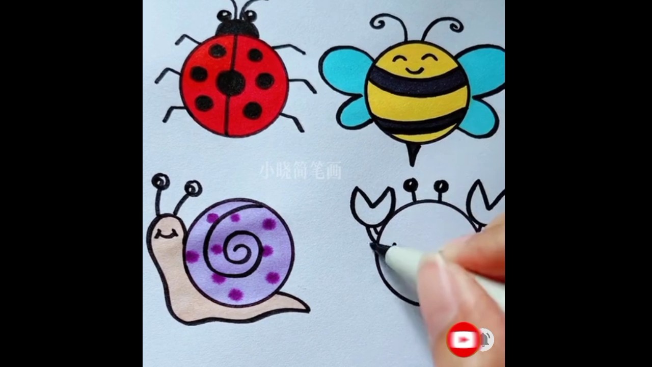 🐝 Make🦋Different And 🐝 Unique 🦋 Insect 🐝🦋 with ⭕ circle ⭕.it's Amazing #youtubeshorts #craft #viral