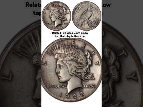 1922 peace dollar