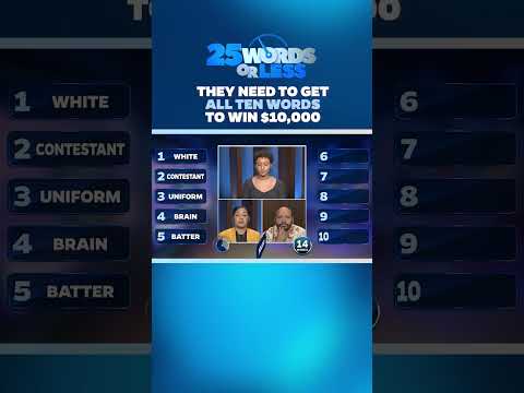 No gray area: this round is HARD! #25wordsorless #gameshow