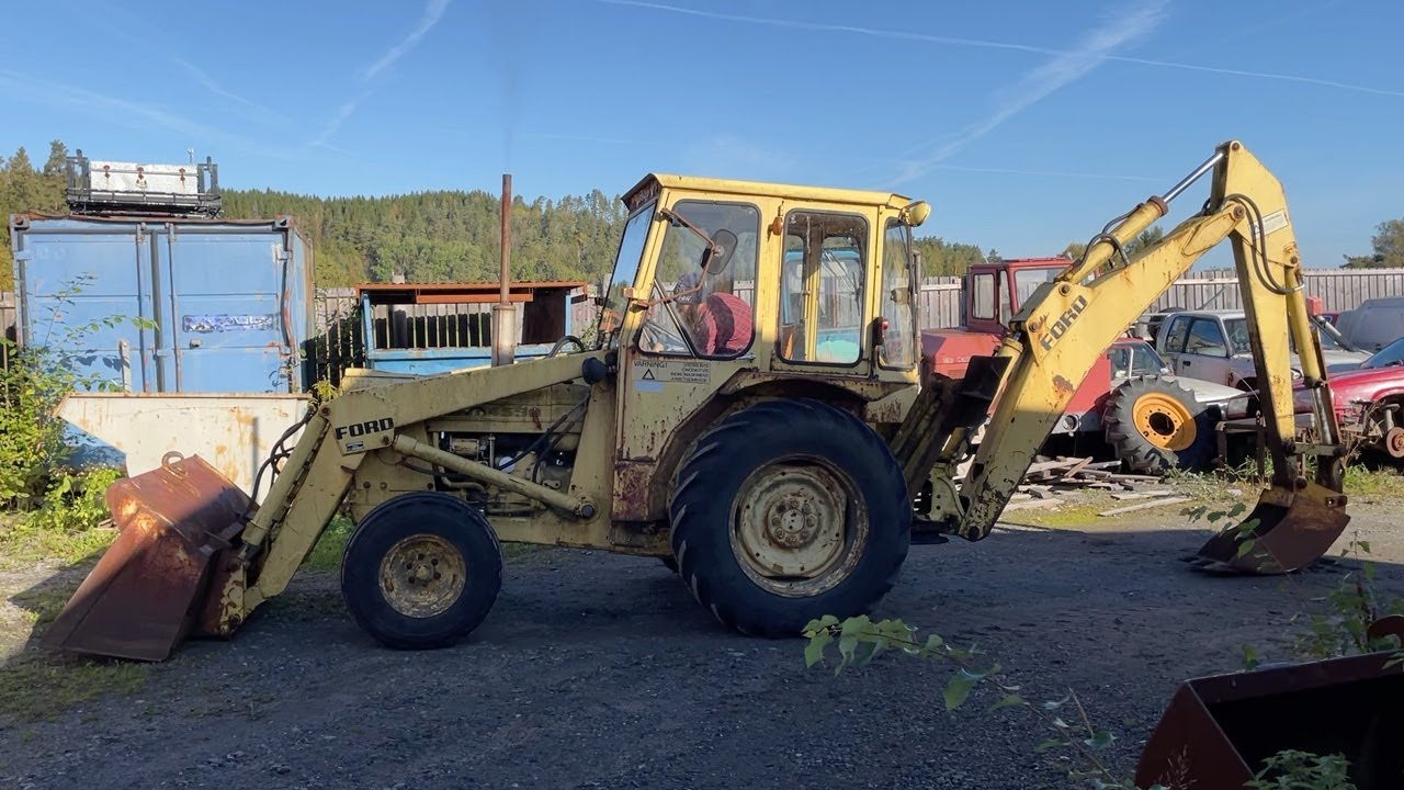 Traktorgrävare Ford 4550, Mark, Klaravik auktioner