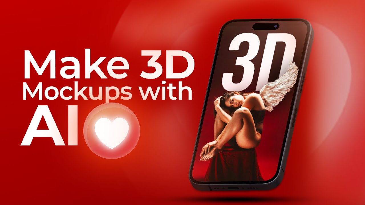 Create STUNNING 3D iPhone Mockups in Minutes!