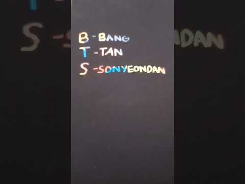 #full form of BTS ###army part 1