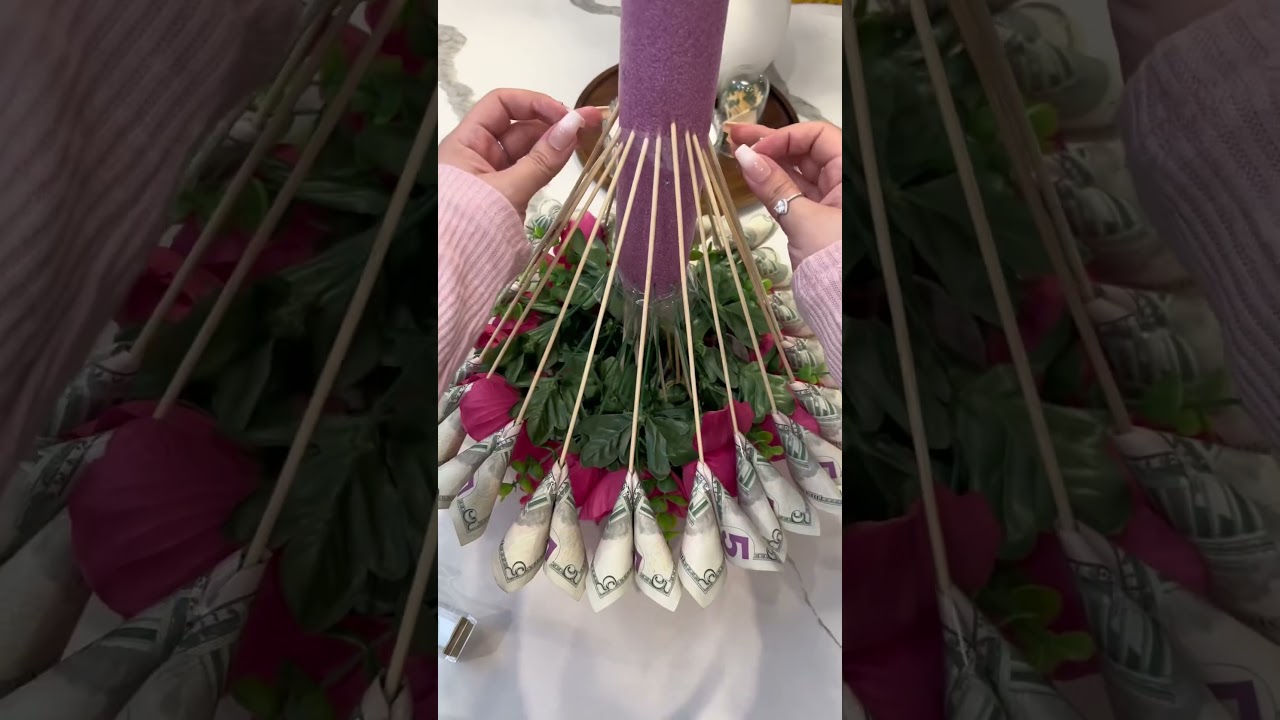 🌸 DIY Viral Flower Bouquet with Dollar Tree Supplies! 🌸 #dollartree #diy #crafts #flowerbouquet