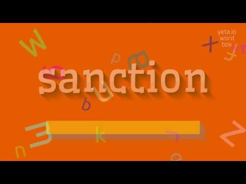 How to say "sanction"! (High Quality Voices)