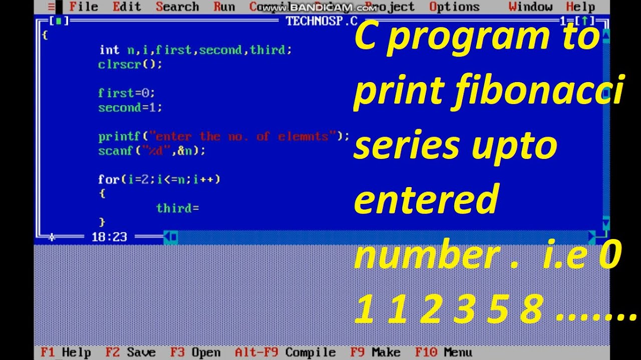 C program to print fibonacci series upto entered number .  i.e 0 1 1 2 3 5 8 .......