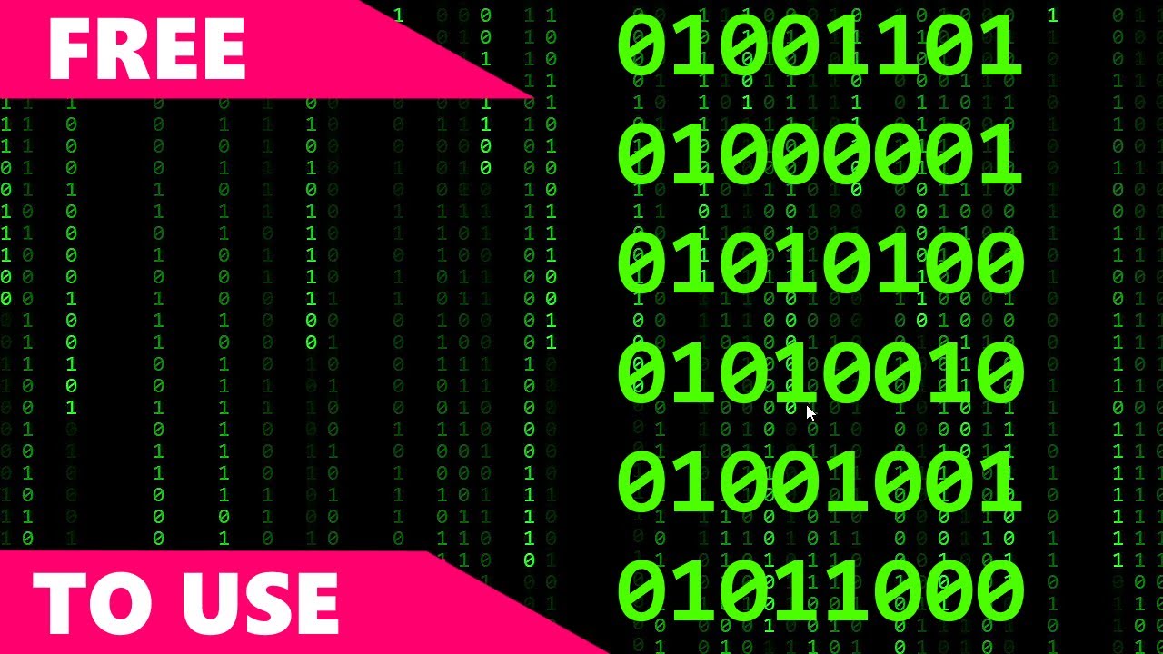 Matrix Binary Code Wallpaper - Free to Use