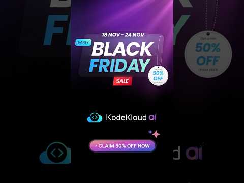 EARLY BLACK FRIDAY SALE | KodeKloud