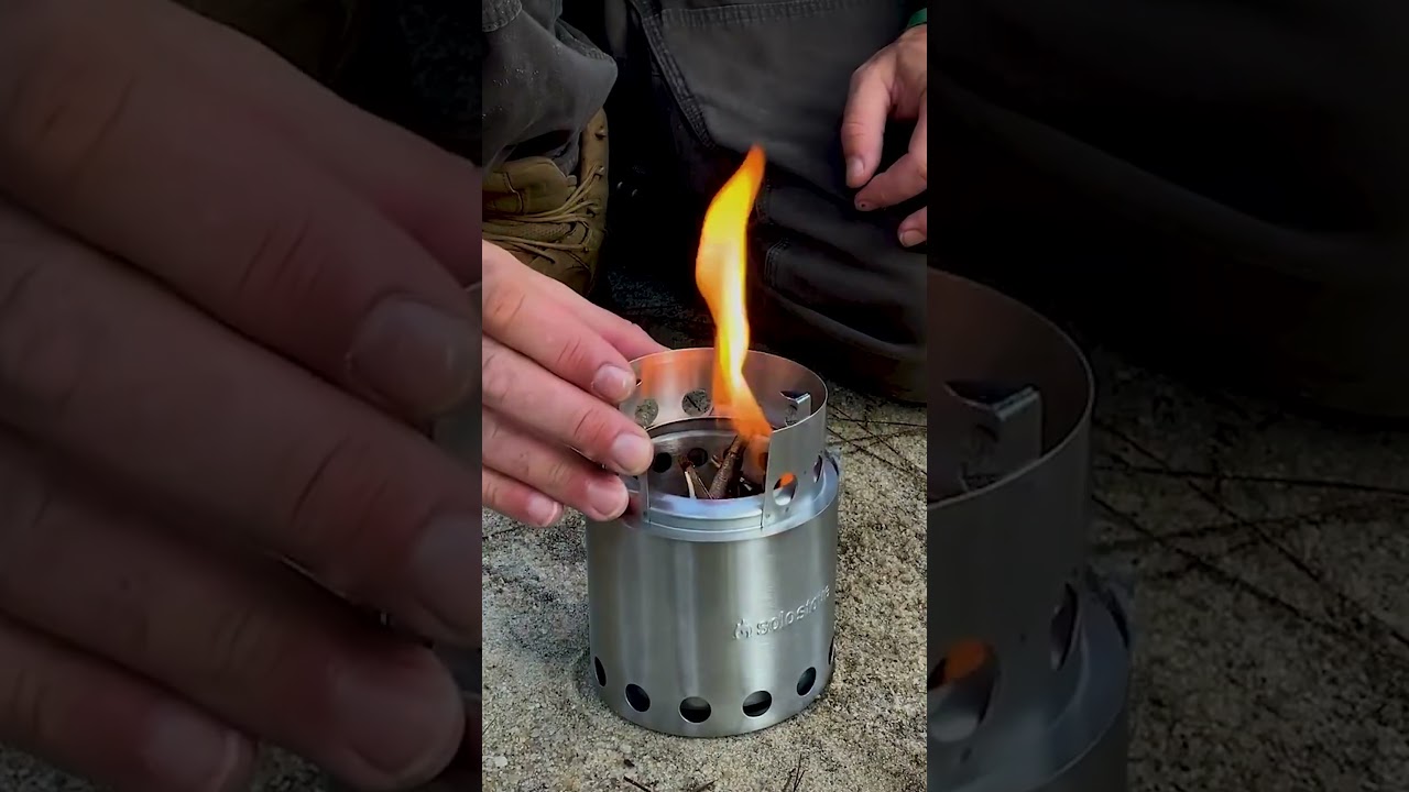 This Twig Camp Stove is FIRE