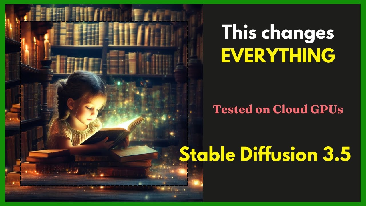 The new Stable Diffusion 3.5 Large is AMAZING | Busy Person's Guide & Setup on Cloud GPUs