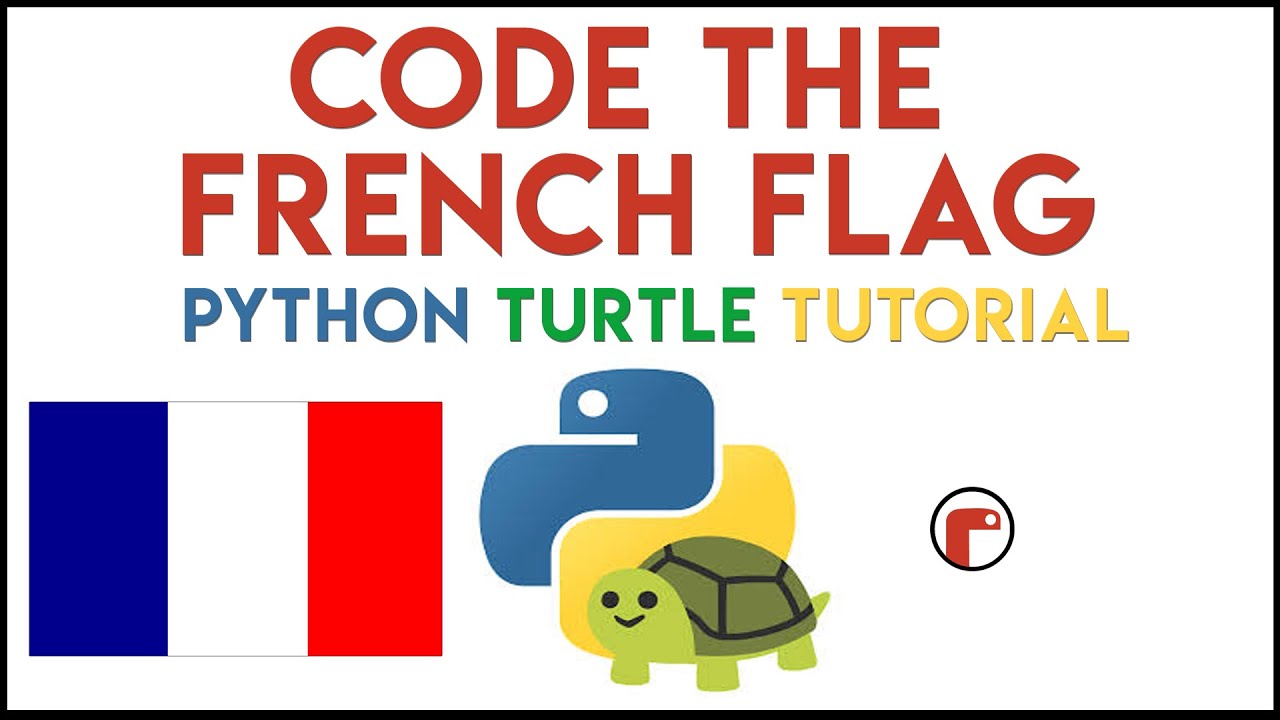 Python Turtle - Code the French Flag Tutorial