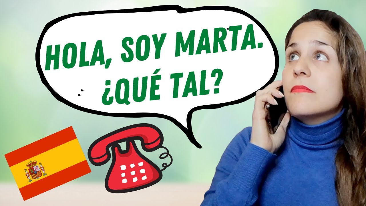 Hablar por TELÉFONO en español: Fórmulas comunes y Expresiones ...