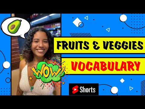 Vocabulary in Spanish [ 1 Minute Practice ] 🍒 Fruits & Vegetables in Spanish