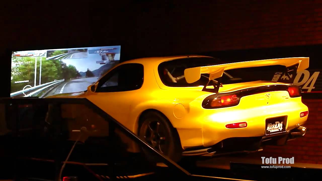 Initial D Arcade in Tokyo Features 3 Real Cars That Move - autoevolution