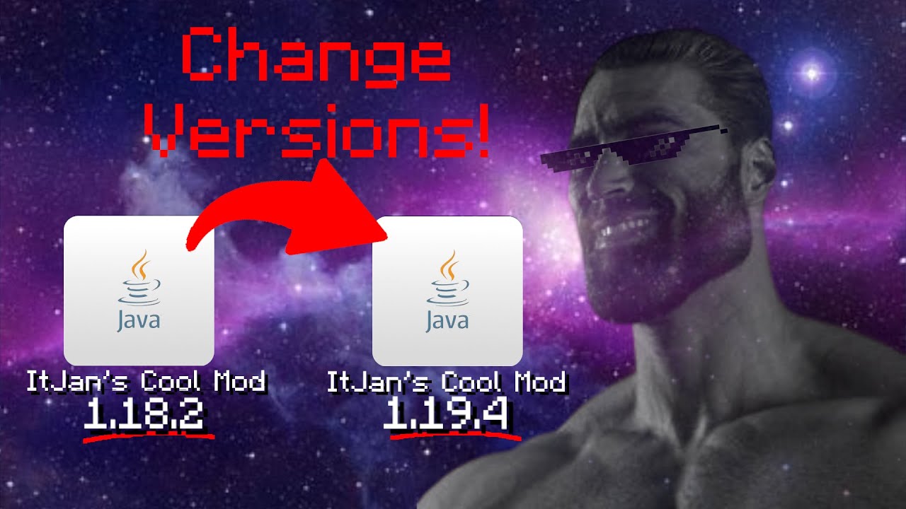 How to change the version of a mod (minecraft fabric mods)