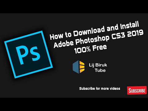 How to download and install adobe photoshop CS3 100%