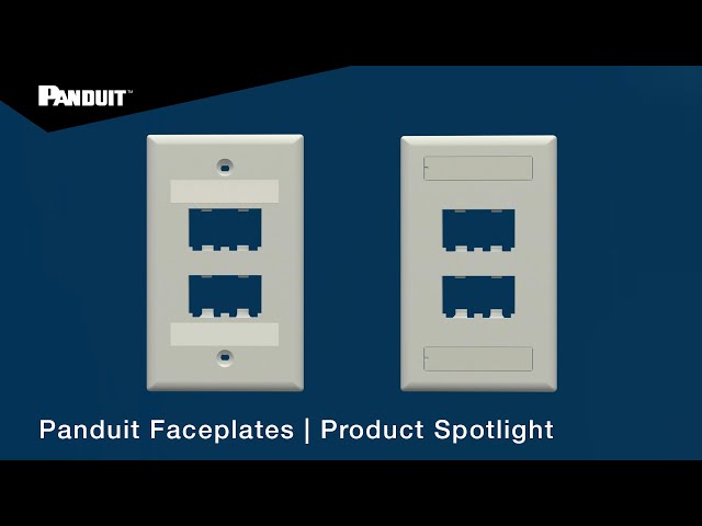 Faceplate - Faceplate Dual Port Panduit Service Provider from New Delhi